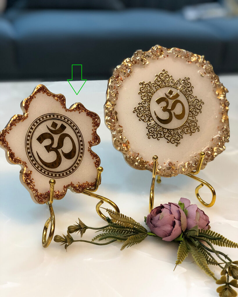 Om Table Mantra Frame 2 - Elegant Arts Online